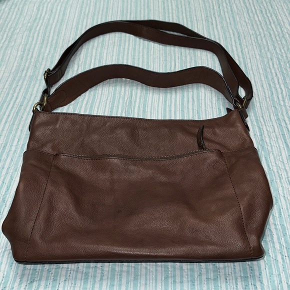 Fat Face | Bags | Fat Face Chocolate Brown Hobo Bag Removable Strap Euc ...